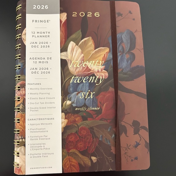 Fringe Studio | Office | 226 Planner With Floral Design | Poshmark